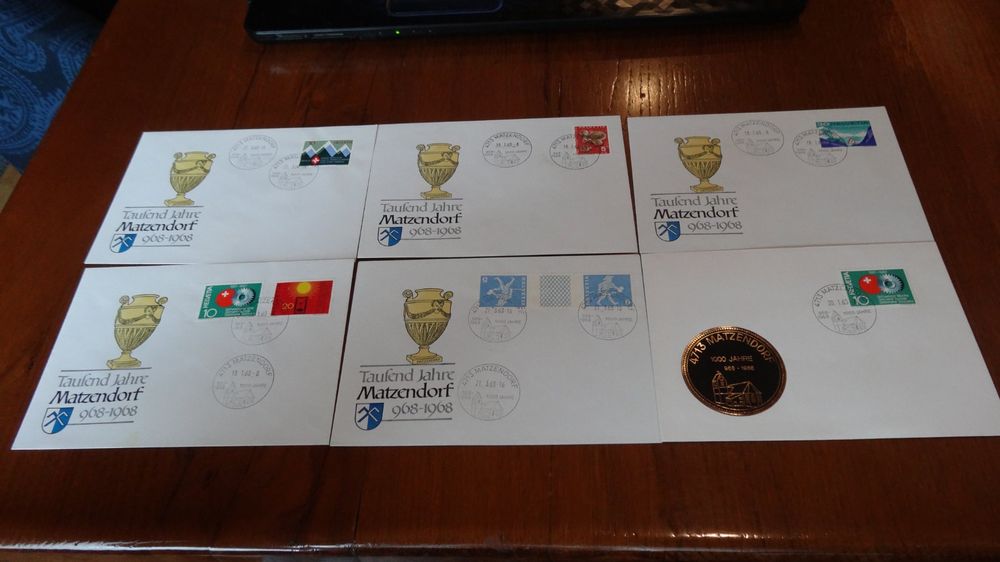 6 FDC 1000 Jahre Matzendorf. | Kaufen auf Ricardo