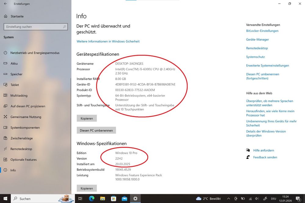 Surface Pro 4, Intel i5, 16GB RAM, zeitweise brummend (Gebraucht) in ...