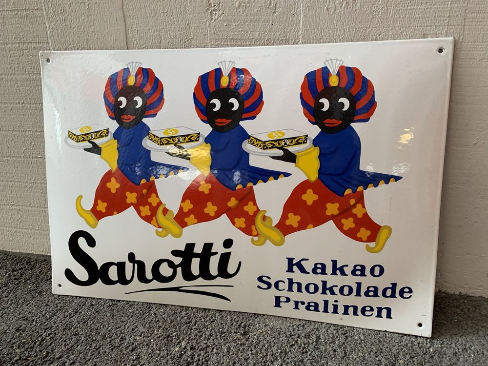 Sarotti Emailschild (Gebraucht) in Schlieren für CHF 280 – mit ...