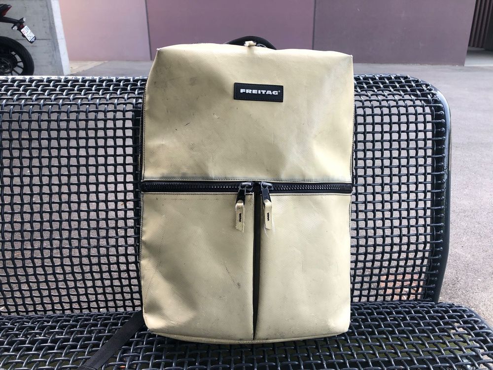 Freitag Rucksack F49 Fringe creme weiss | Kaufen auf Ricardo