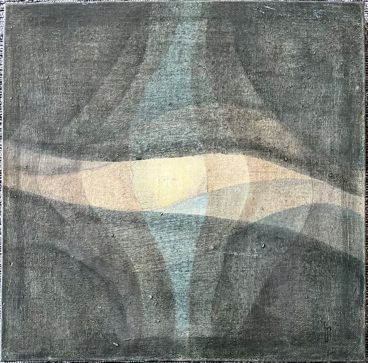 Abstrakte Intressante Gemälde , Monogrammiert (Gebraucht) in Root für CHF 19 – mit Lieferung auf ...