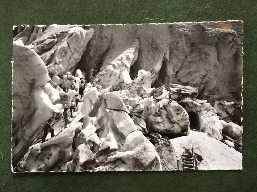 Grindelwald Gletscherpartie Eingang zur Eisgrotte belebt AK | Kaufen auf Ricardo