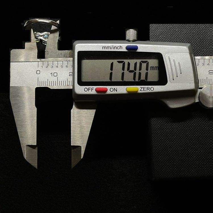 Moissanite Ring, Sterlingsilber 1 ct Gr. 54 mit Zertifikat (Neu (gemäss ...