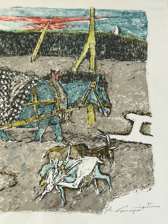 Alois Carigiet Lithografie original Künstlerprobe (Neu (gemäss Beschreibung)) in Vaduz für CHF ...