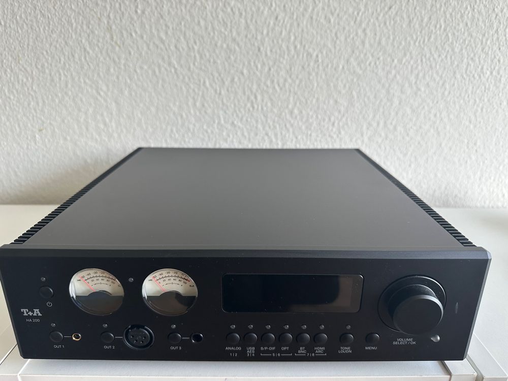 T+A HA 200 (Schwarz) Kopfhörer-Verstärker und DA-Wandler (Gebraucht) in ...