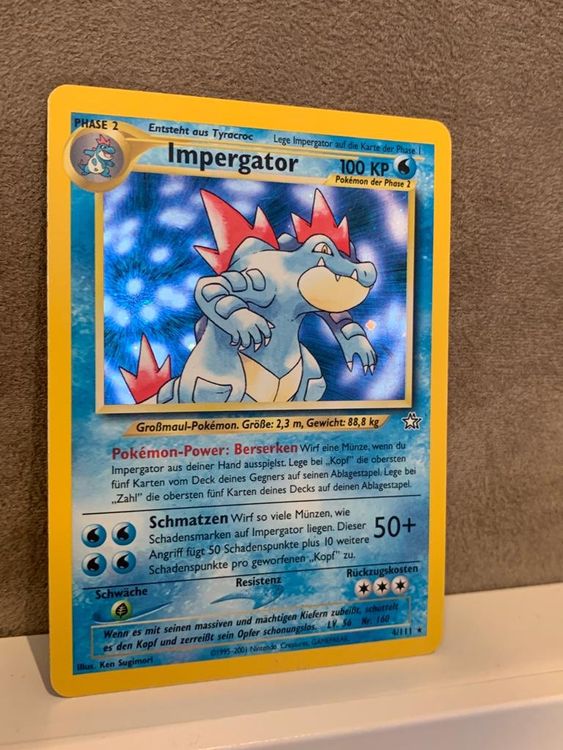 4/111 Impergator Holo Deutsch Pokemon Neo Genesis | Kaufen auf Ricardo