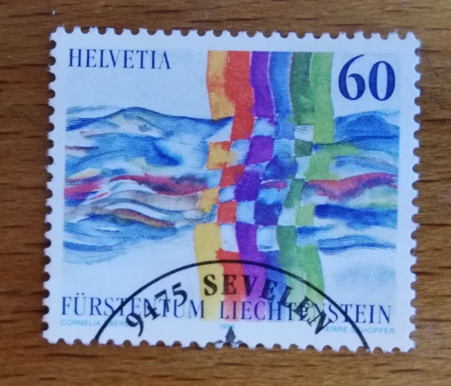 1995 Gemeinschaftsausgabe Schweiz/Liechtenstein, ZNr. 886 (Gebraucht) in Zürich für CHF 0.5 ...