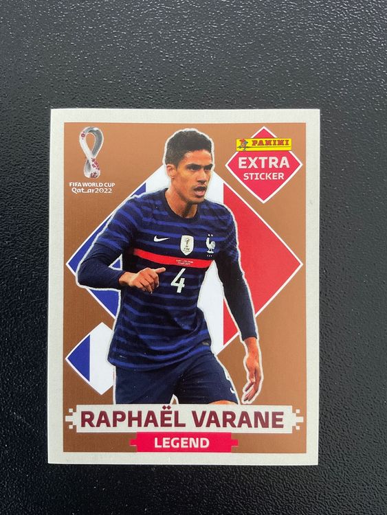 Panini Extra Sticker Raphael Varane Legend Bronze (Gebraucht) in Abtwil SG für CHF 10 – mit ...