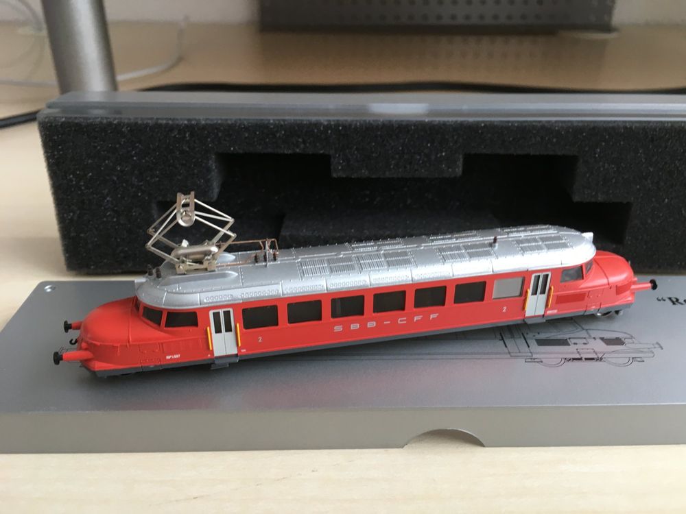Hobbytrain ''Roter Pfeil'' RBe2/4, analog, neuwertig, Spur N (Neu ...