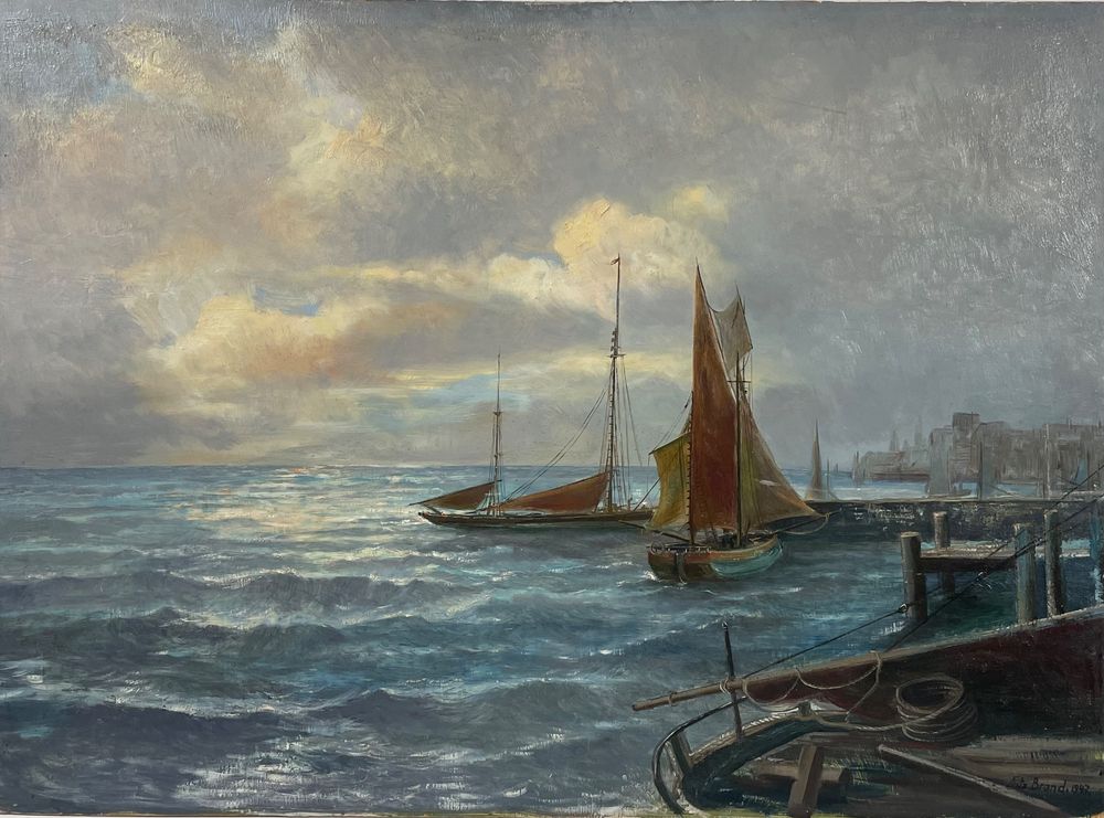 Fritz Brand (1915-1998) grosses Gemälde | Kaufen auf Ricardo