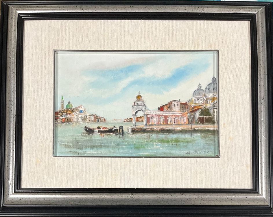 Venedig Ansicht Gemälde Signiert (Gebraucht) in Hochdorf für CHF 5 – mit Lieferung auf Ricardo ...