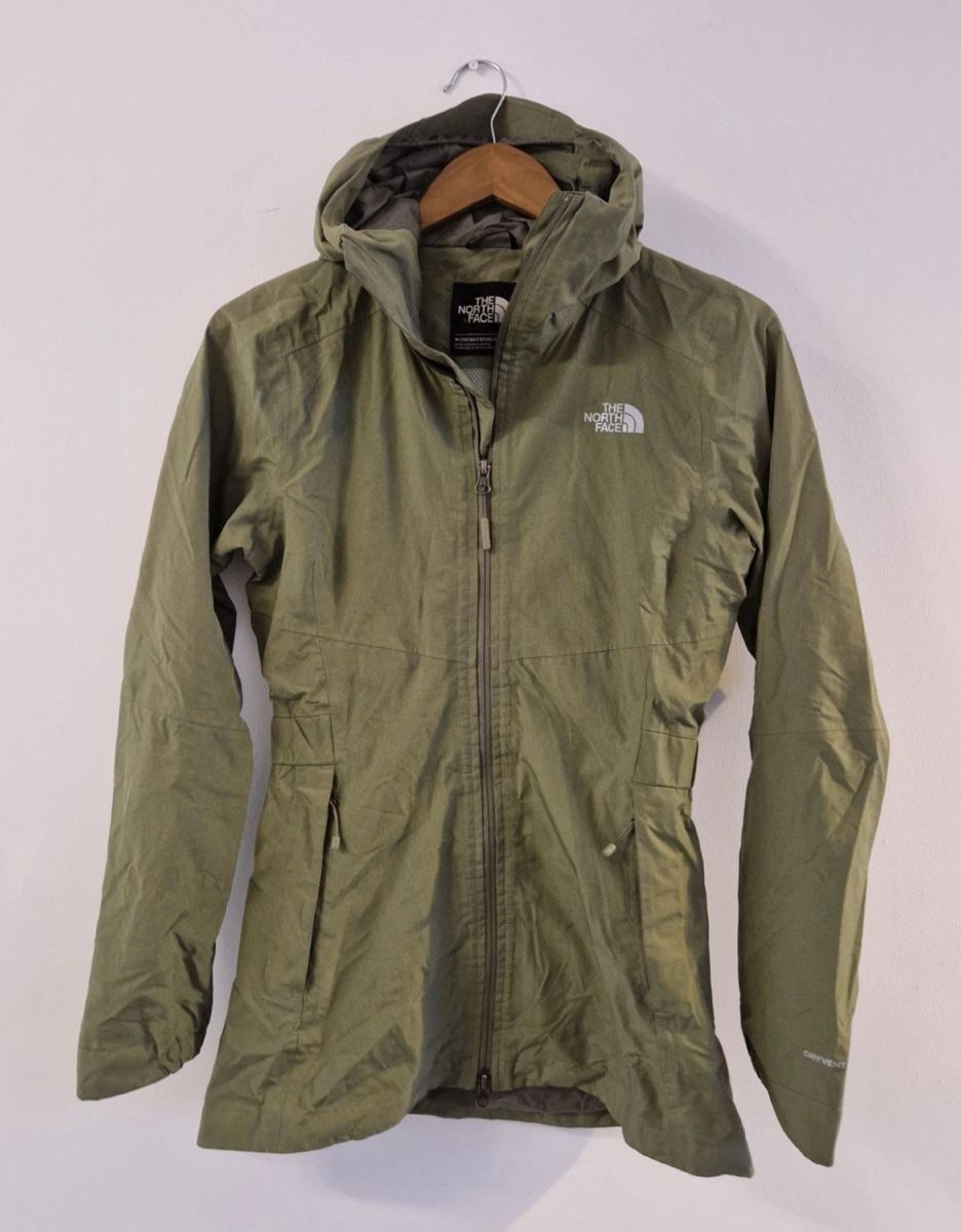 THE NORTH FACE DRYVENT Khaki Hooded Windbreaker Jacket (Gebraucht) in ...