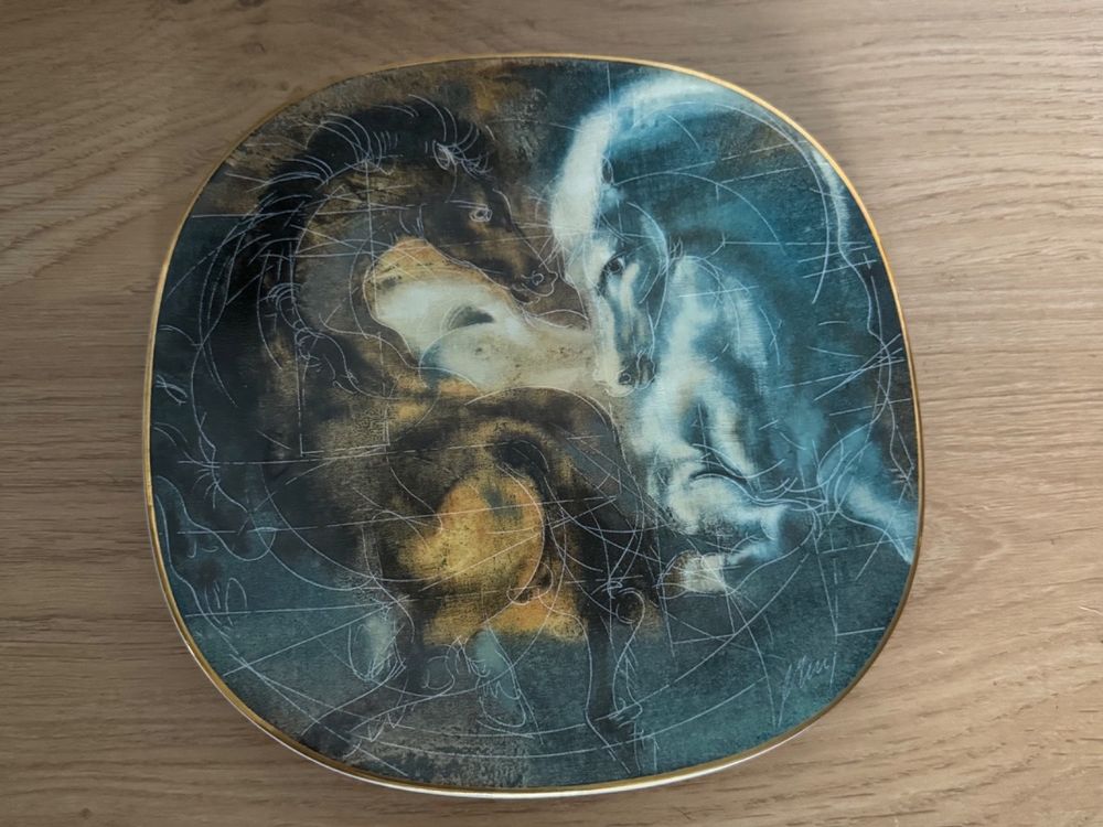 ROSENTHAL "Zwei Pferde" Sammelteller Hans Erni (Gebraucht) in Rothrist für CHF 11 – mit ...