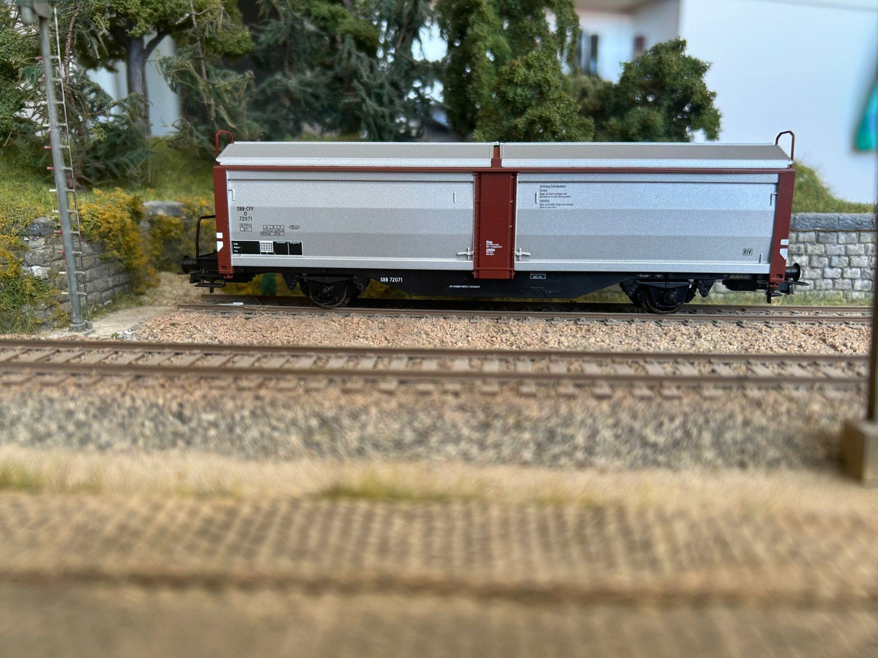 Roco 66340, SBB Schiebedachwagen mit Schiebewänden (Neu und ...
