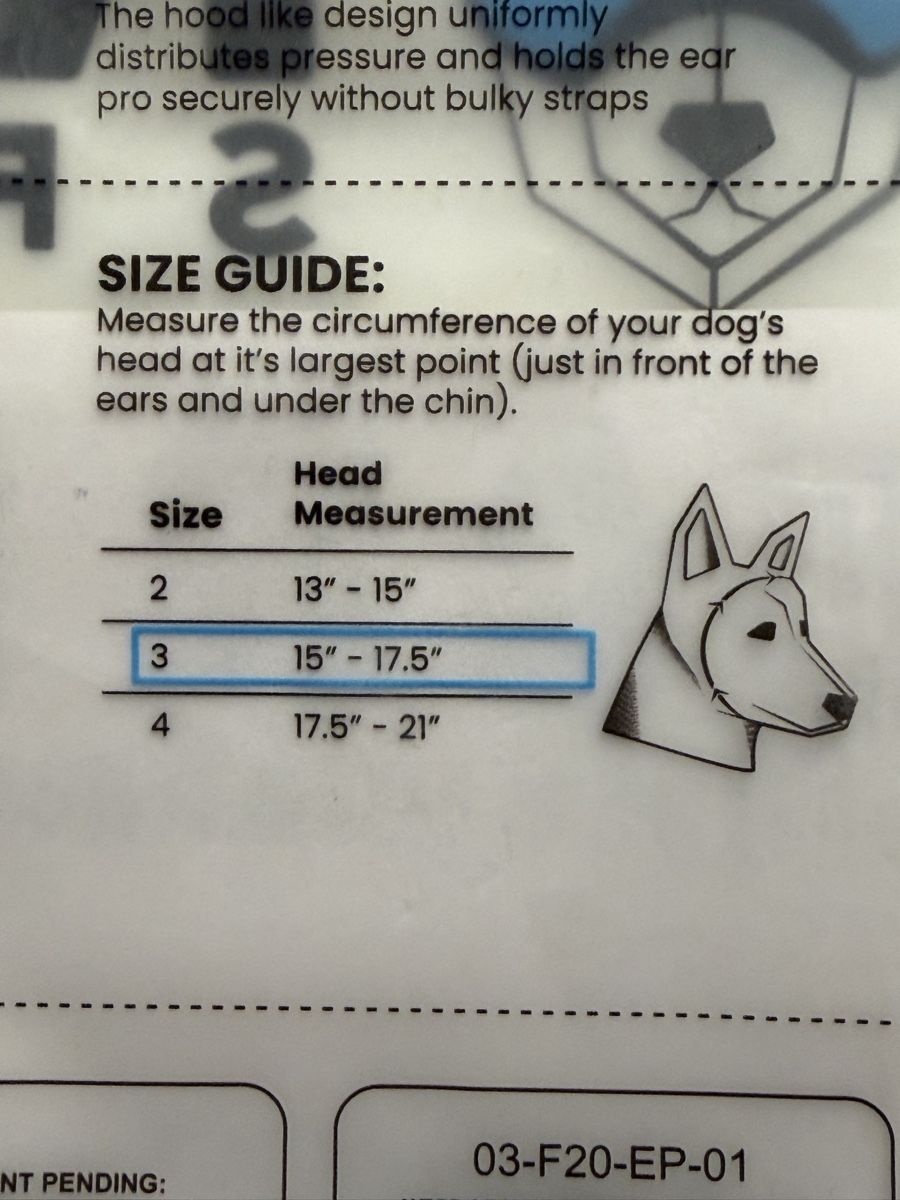 Rex Specs Ear Pro Grösse 3 - Hunde Gehörschutz (Neu und ...