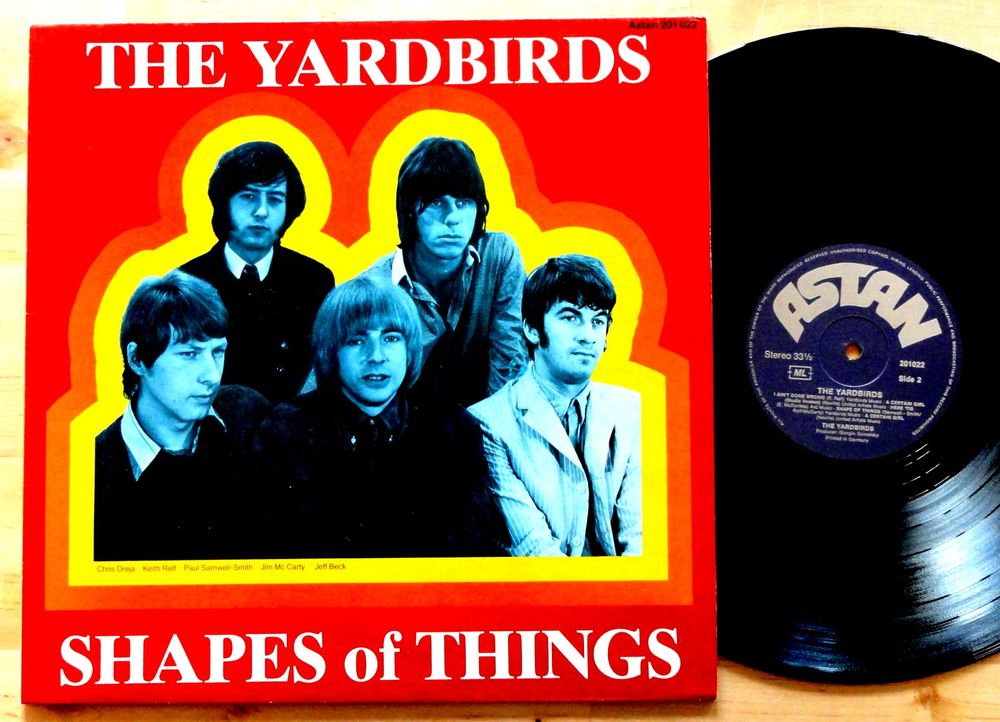 LP THE YARDBIRDS shapes of things ASTAN SWISS PRESS mint | Kaufen auf Ricardo