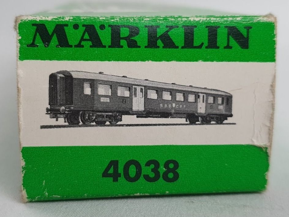 Märklin 4038 SBB Leicht Schnellzugwagen 2.Kl. 1962-68 , OVP | Kaufen ...