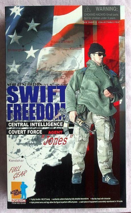 Dragon Jones CIA Covert Force Mstb 1/6 Sammelfigur US Army (Neu und ...