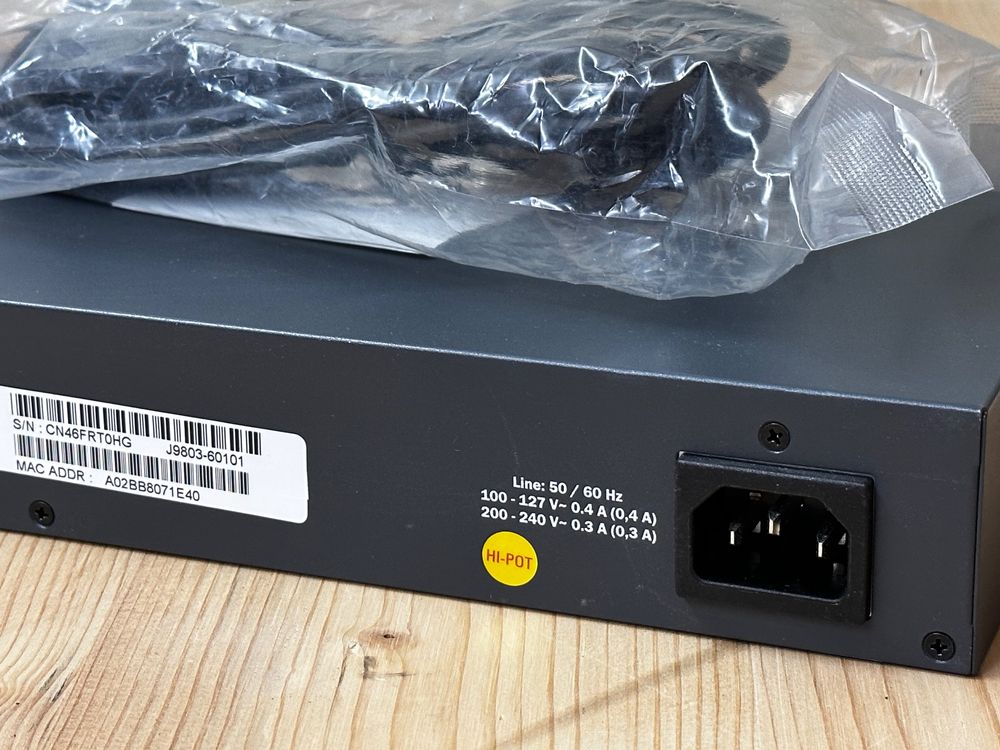 HP 1810-24G Pro Curve Switch HPE 1810-24G v2 Switch (J9803A) (Gebraucht) in Stachen für CHF 28 ...