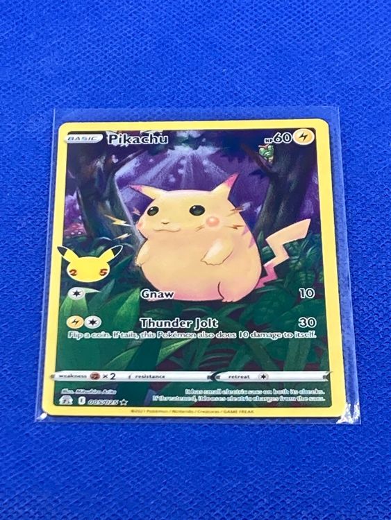 Pokemon Celebration Pikachu 005 / 025 EN (Neu (gemäss Beschreibung)) in ...