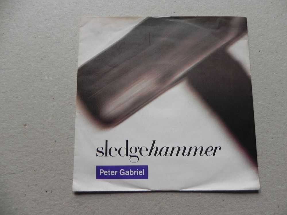 Single 7" Rock Pop Genesis Peter Gabriel 1986 Sledgehammer (Gebraucht) in Siebnen für CHF 19 ...