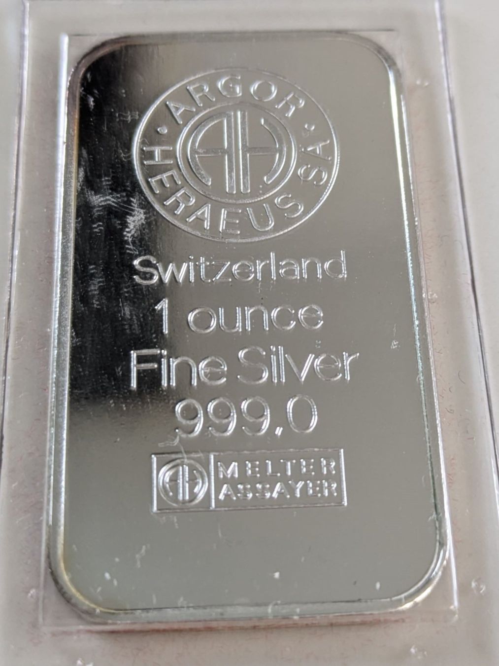 1 oz. / Unze Silber Barren Fussball WM 1992 Argor Heraeus 99 (Gebraucht ...