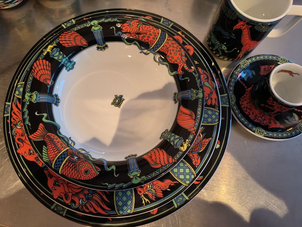 BOPLA Langenthal grosser Teller/Platzteller WILD ROSE neu (Neu und originalverpackt) in ...