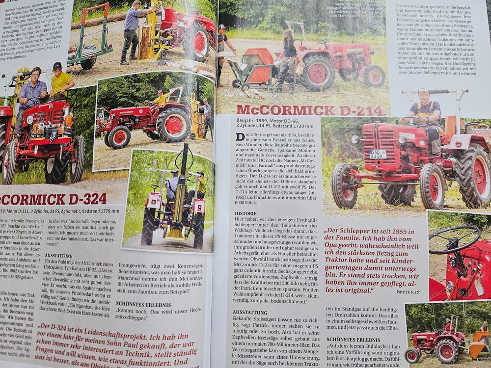 Oldtimer Traktor 1/24 IHC Case McCormick Same Fahr MD5 xb (Gebraucht ...