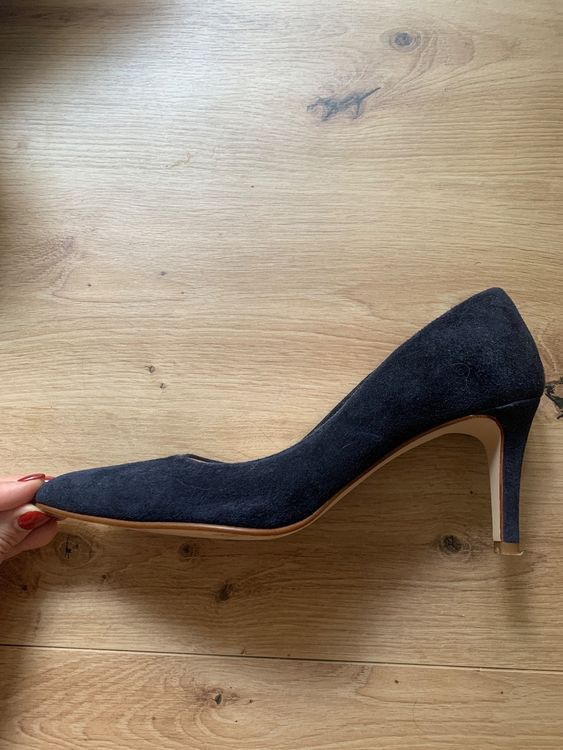 Wildleder Pumps von Paul Kehl Gr. 39, dunkelblau, High Heels (Neu ...