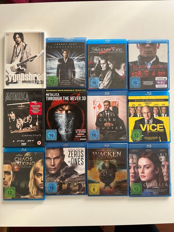 DVD / Blu Ray / 4K UHD / VHS Sammlung (Gebraucht) in Lachen SZ für CHF ...
