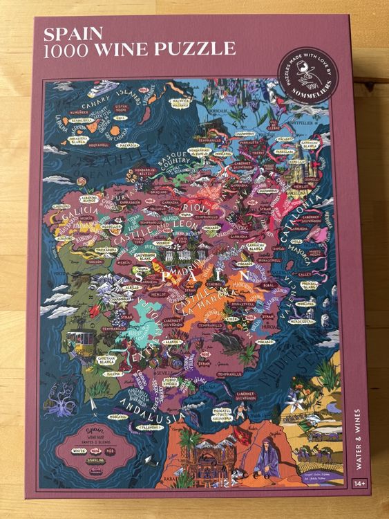 1000 Piece Spain Wine Map Puzzle (Gebraucht) in Zürich für CHF 18 – mit ...