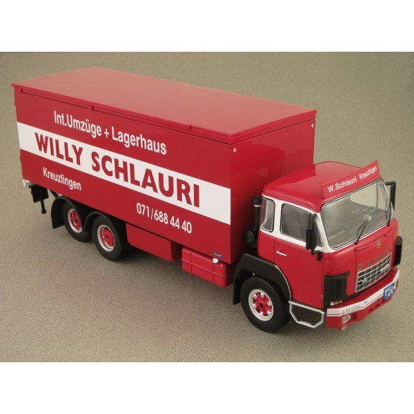 Saurer D 300F LKW Kofferaufbau 1978 "Willy Schlauri Trans- (Neu und ...