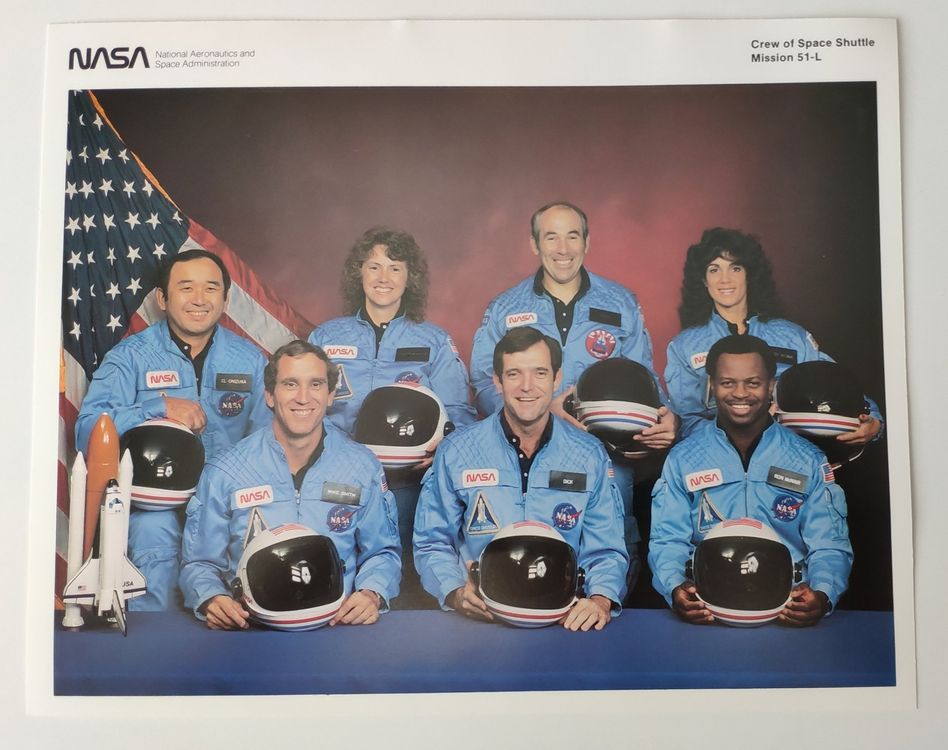 Space Shuttle Crew NASA STS-51-L / Januar 1986 // 25.5/20 (Gebraucht) in Volketswil für CHF 9 ...
