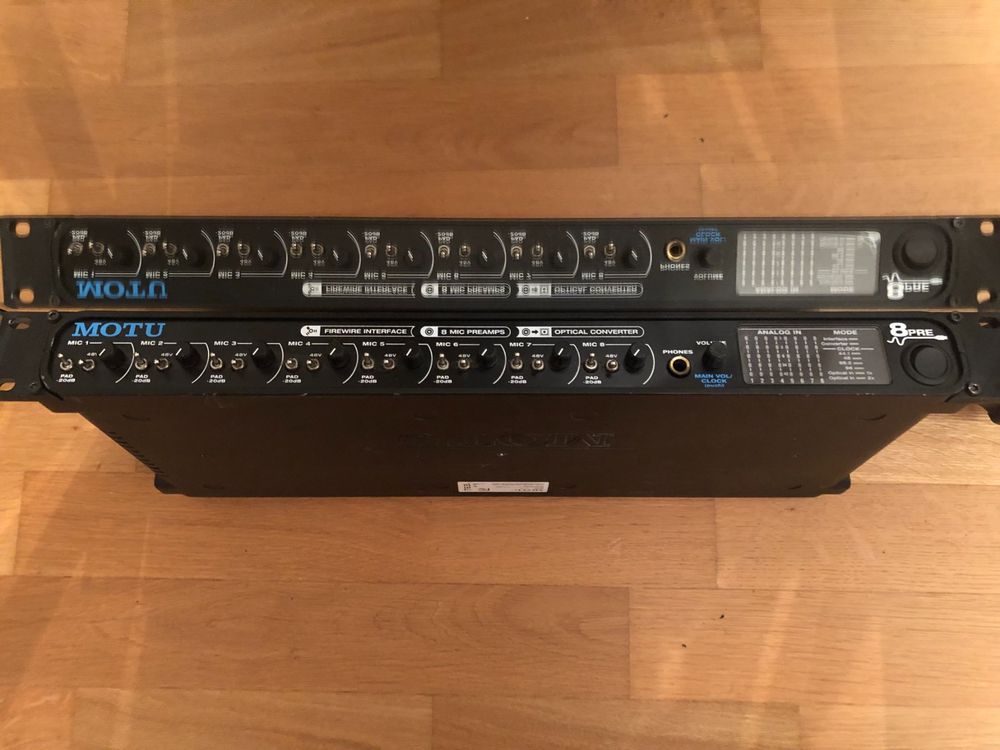 MOTU 8Pre FireWire Audio Interface (Gebraucht) in Bremgarten AG für CHF ...