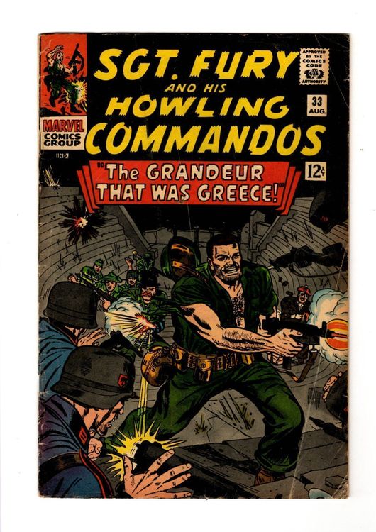 SGT. FURY #33 (Marvel Comics, 1966) Stan Lee (Gebraucht) in Zürich für ...