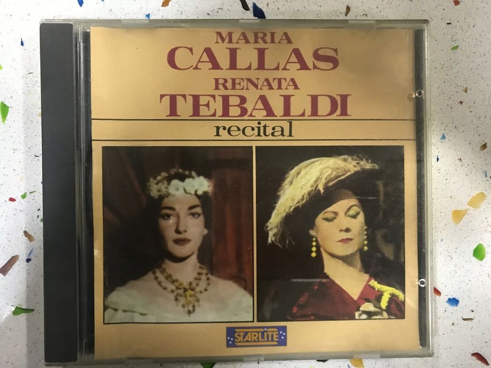 Maria Callas Renata Tebaldi CD Musical Concert 1949 Starlite (Gebraucht ...