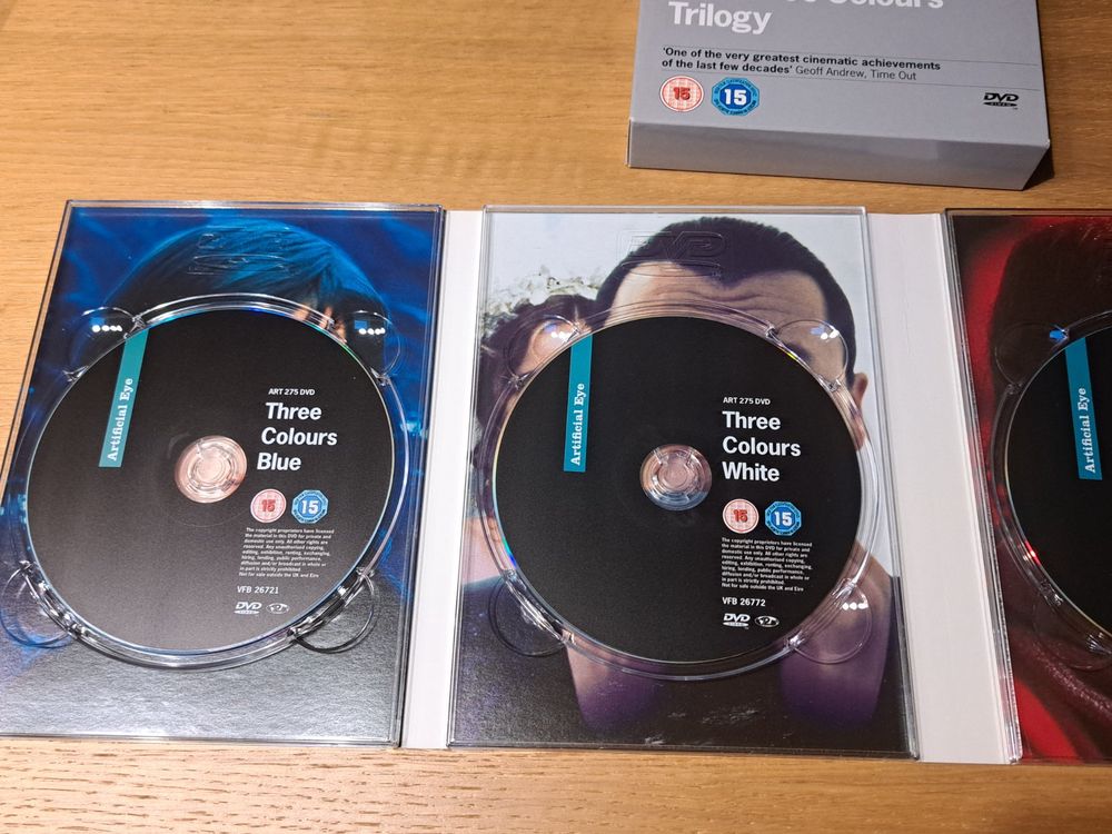 IMPORT: DVD The Three Colours (Trois couleurs) 4 Discs (Neu (gemäss ...