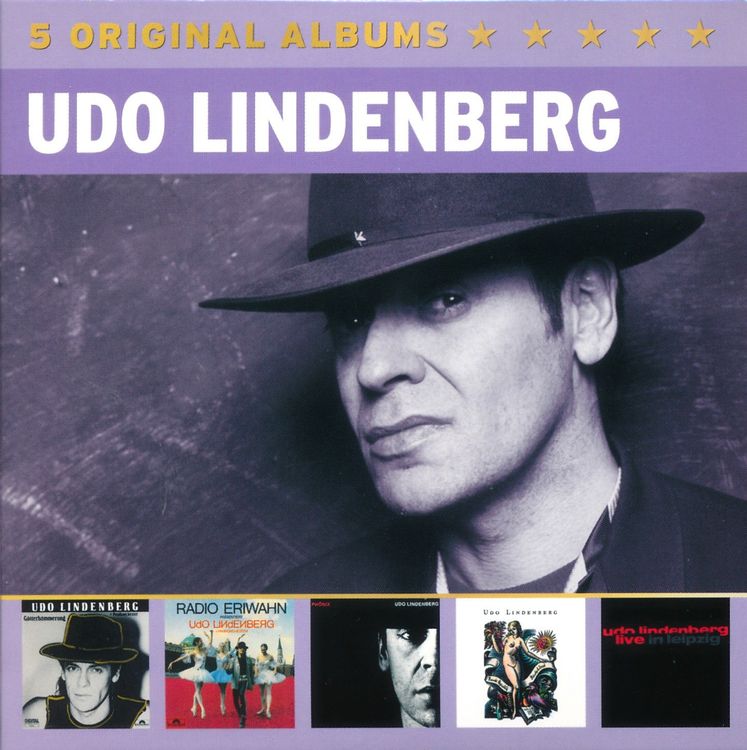 UDO LINDENBERG - 5 ORIGINAL ALBUMS (5 CD NEU) (Neu (gemäss Beschreibung ...