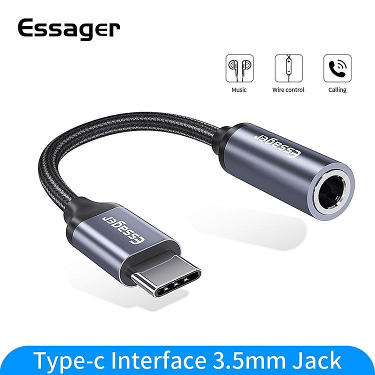 Câble adaptateur USB Type-C vers jack 3.5mm écouteurs (Neu und ...