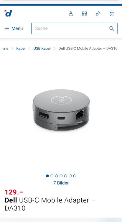 Dell USB-C Mobile Adapter (DA310) | Kaufen auf Ricardo