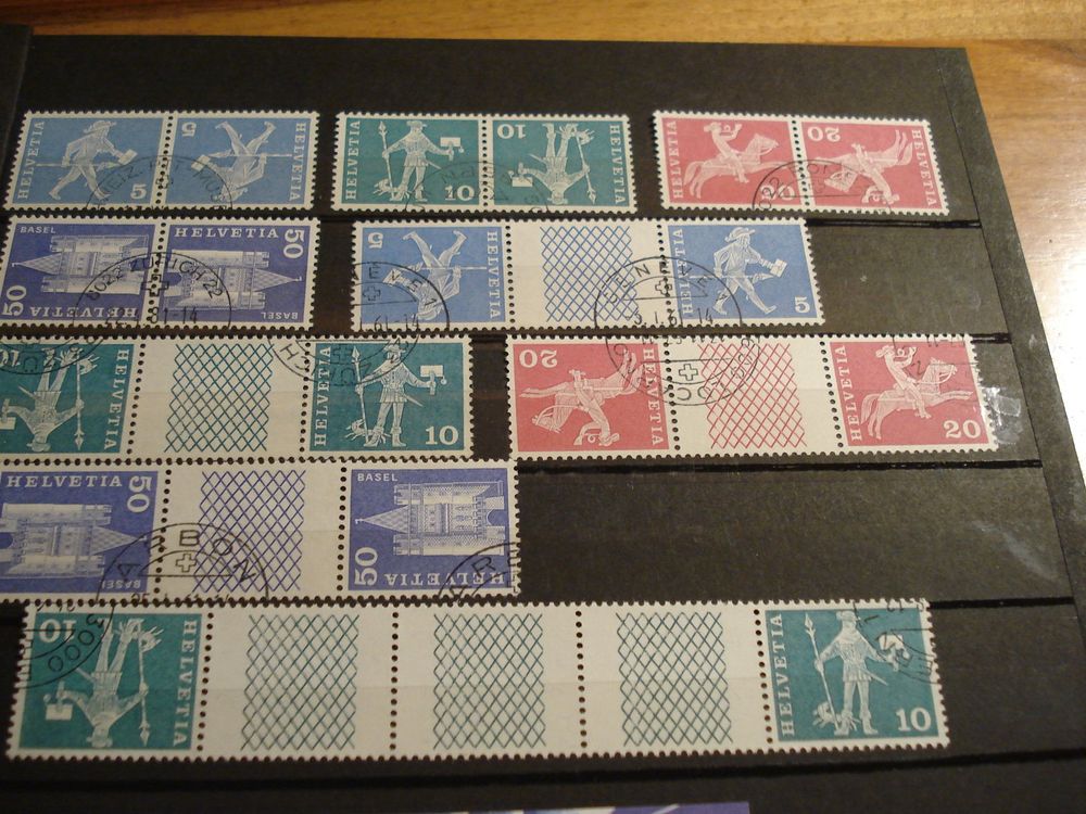 Lot Kehrdrucke /Zwischenstege, o, 1968, normales Papier | Kaufen auf Ricardo