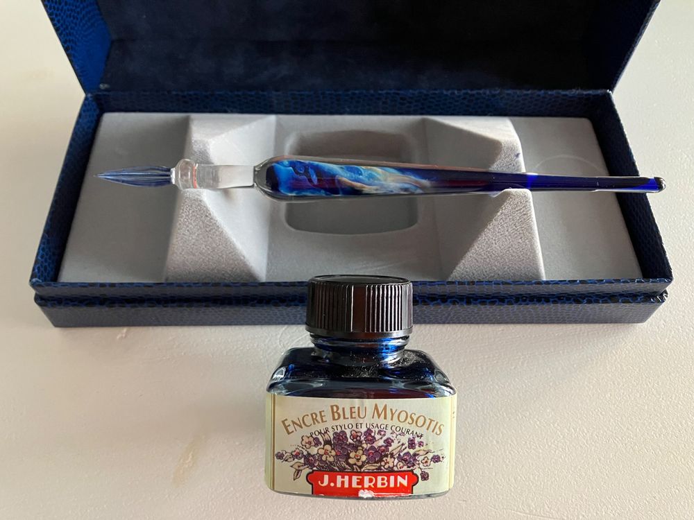 J. Herbin Plume en verre de Murano (Gebraucht) in Arconciel für CHF 25 ...
