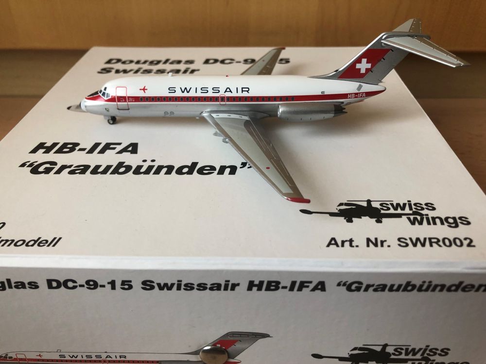 Swissair - DC-9-15 - HB-IFA - Swiss Wings 1/200 (Neu und ...