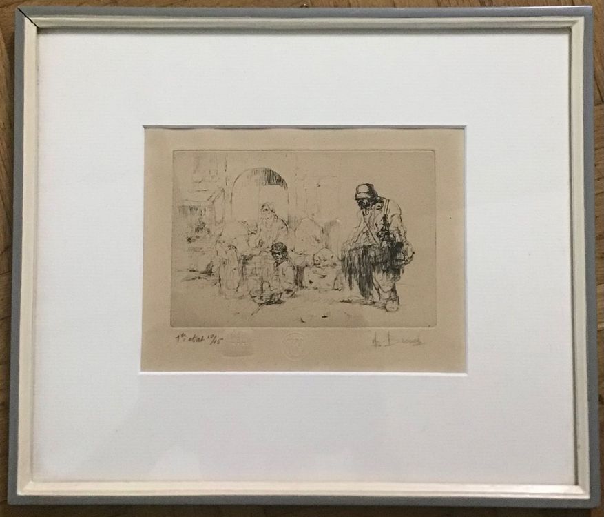 Sehr Interessante Radierung Unleserlich Signiert (Gebraucht) in Root für CHF 45 – mit Lieferung ...