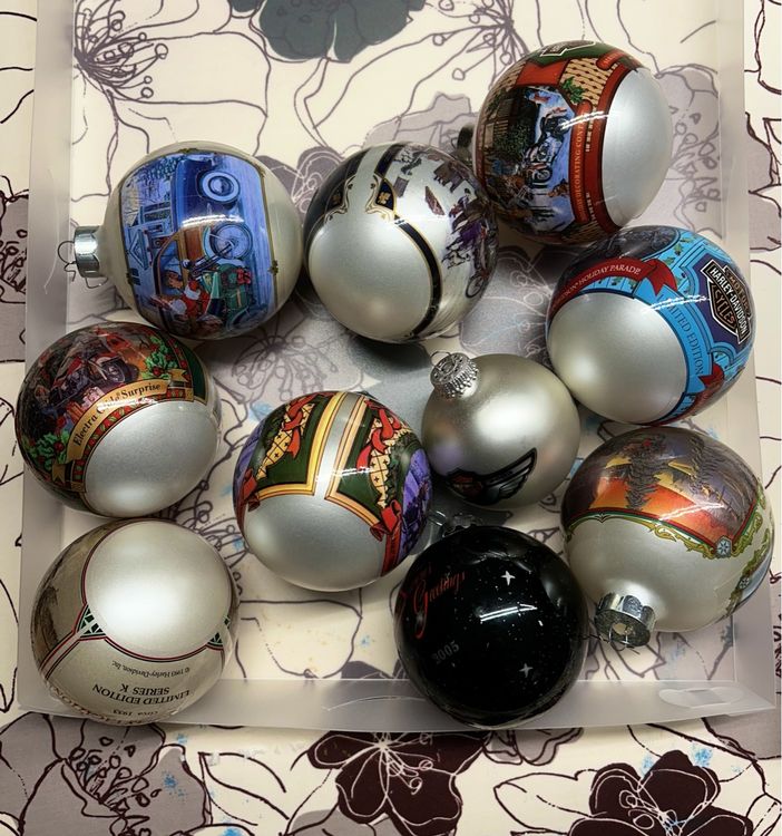 Orginal Harley Davidson Christbaumkugeln (Gebraucht) in Münchenstein ...