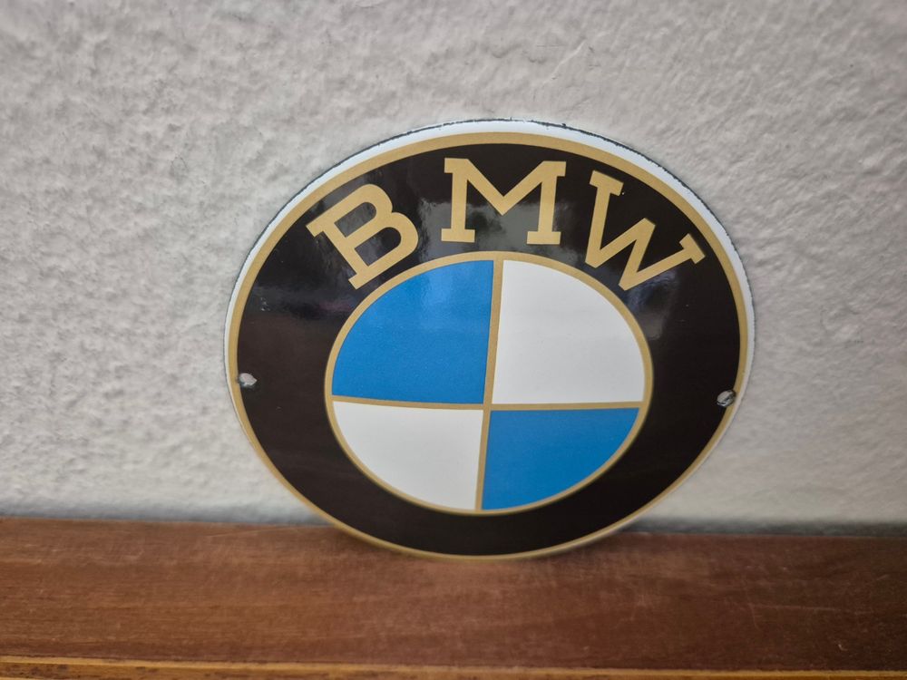 Emailschild BMW Auto Werkstatt Service Garage Emaille Schild (Neu ...