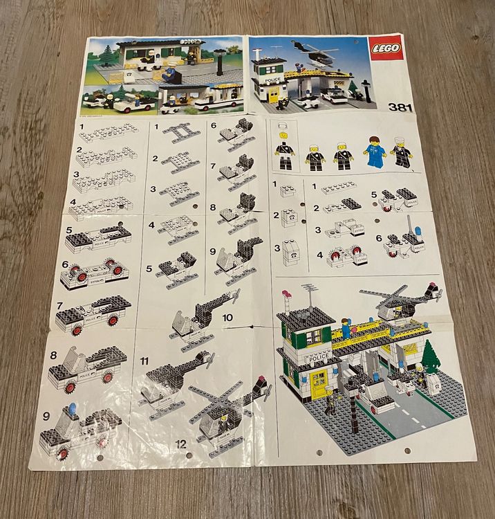 Vintage / Antik / Rarität Lego 381 Polizei Hauptquartier (Gebraucht) in ...