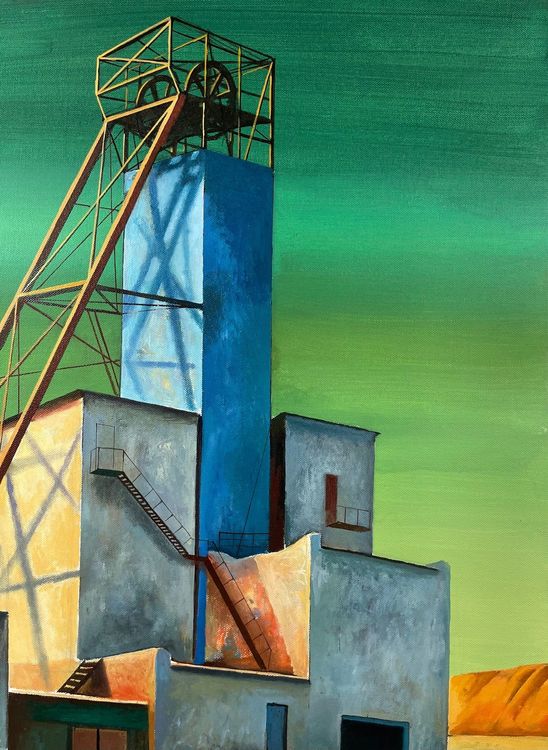 Valentin Rusin (1958) grosses Gemälde (Gebraucht) in Root für CHF 1310 ...