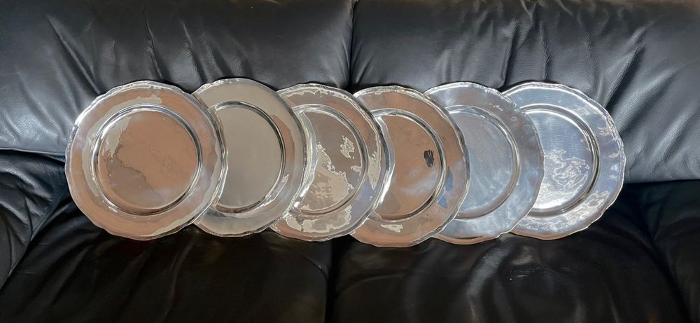 Sterlingsilber 6-Platzteller-Set, Handarbeit | Kaufen auf Ricardo