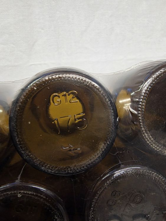 Braunglas-Flaschen 175 ml, Neu, 53 Stk. Marmelade etc. (13) (Neu ...